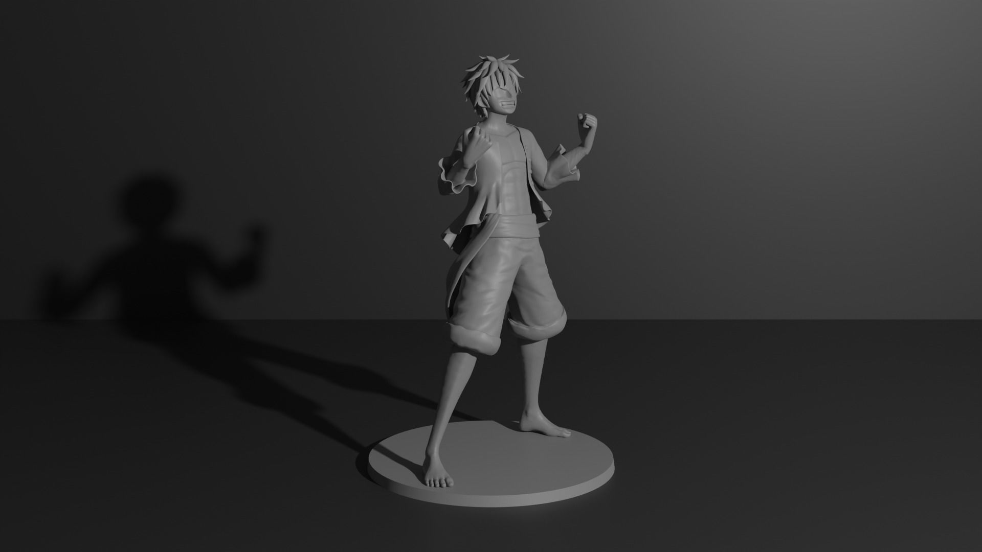Monkey D Luffy One piece 3D print model 3D model 3D printable | CGTrader