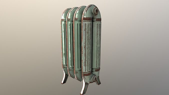 3D model Rusty radiator VR / AR / low-poly | CGTrader