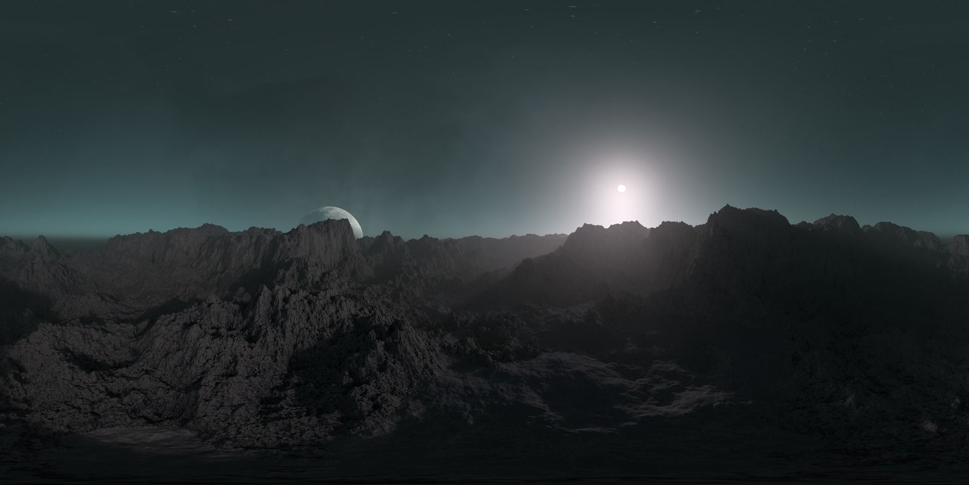 3D model Alien Planet Landscape HDRI VR / AR / low-poly | CGTrader