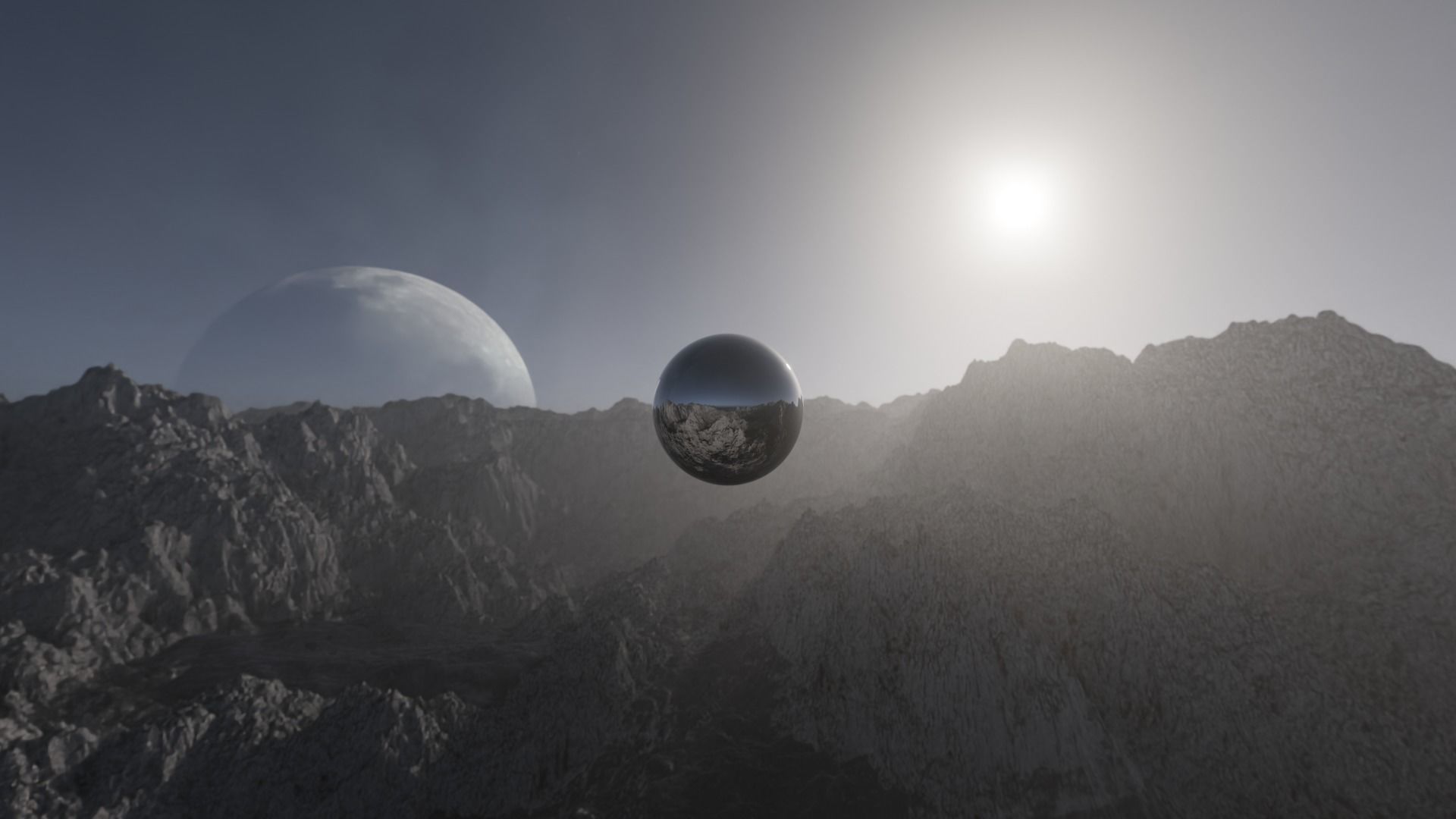3D model Alien Planet Landscape HDRI VR / AR / low-poly | CGTrader