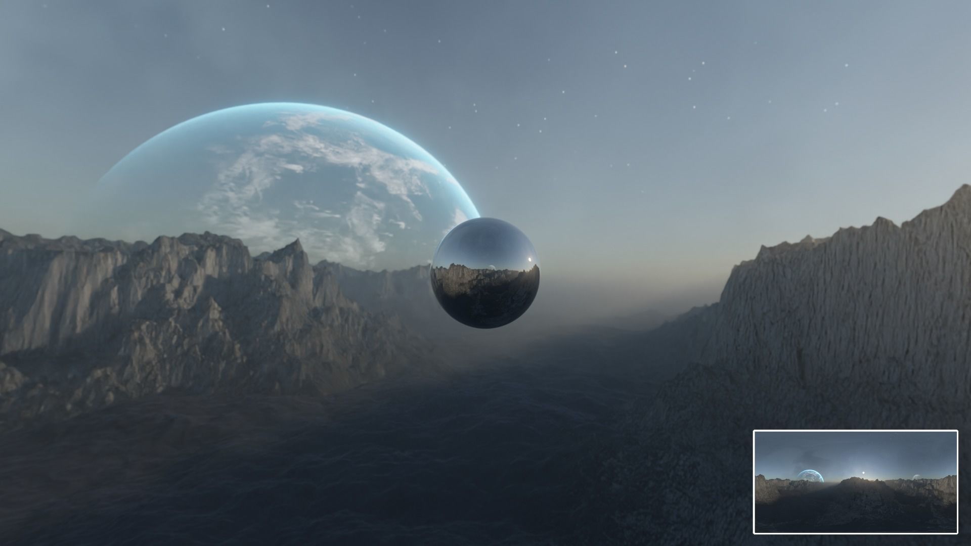 3D model Alien Planet Landscape HDRI VR / AR / low-poly | CGTrader