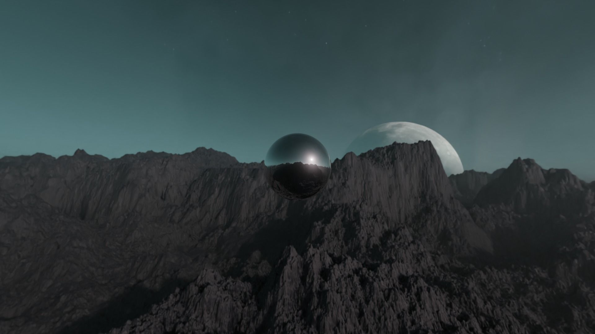 3D model Alien Planet Landscape HDRI VR / AR / low-poly | CGTrader