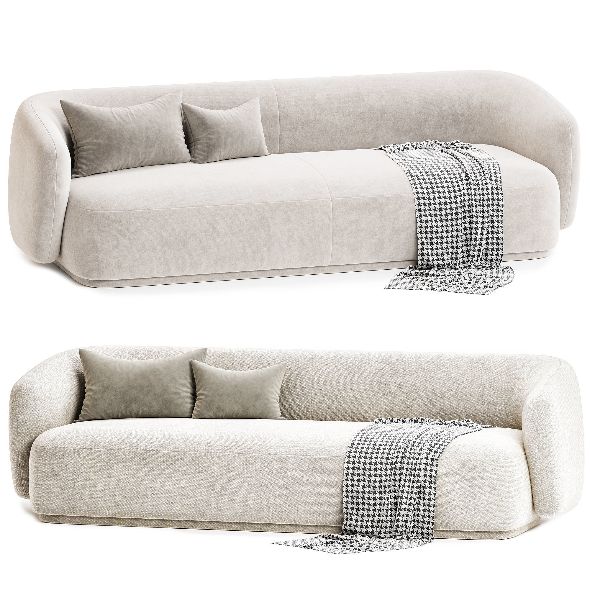 Rene Sofa by Meridiani 3D model | CGTrader