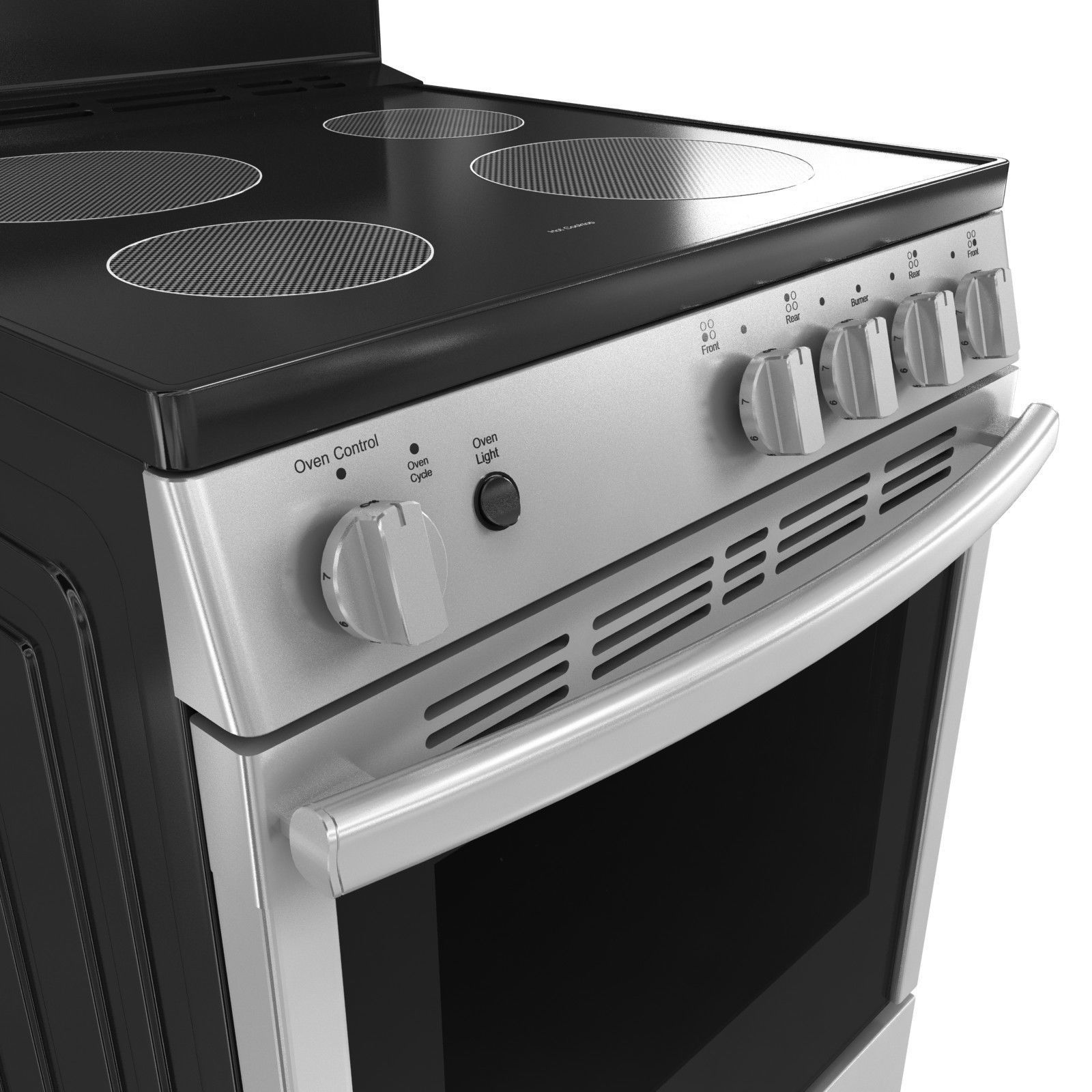 General Electric GE freestanding electric range 3D model | CGTrader