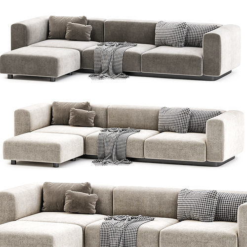 Soft Modular Sofa 3D model | CGTrader