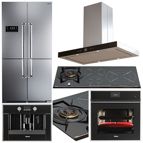 Teka appliance set3 3D model | CGTrader