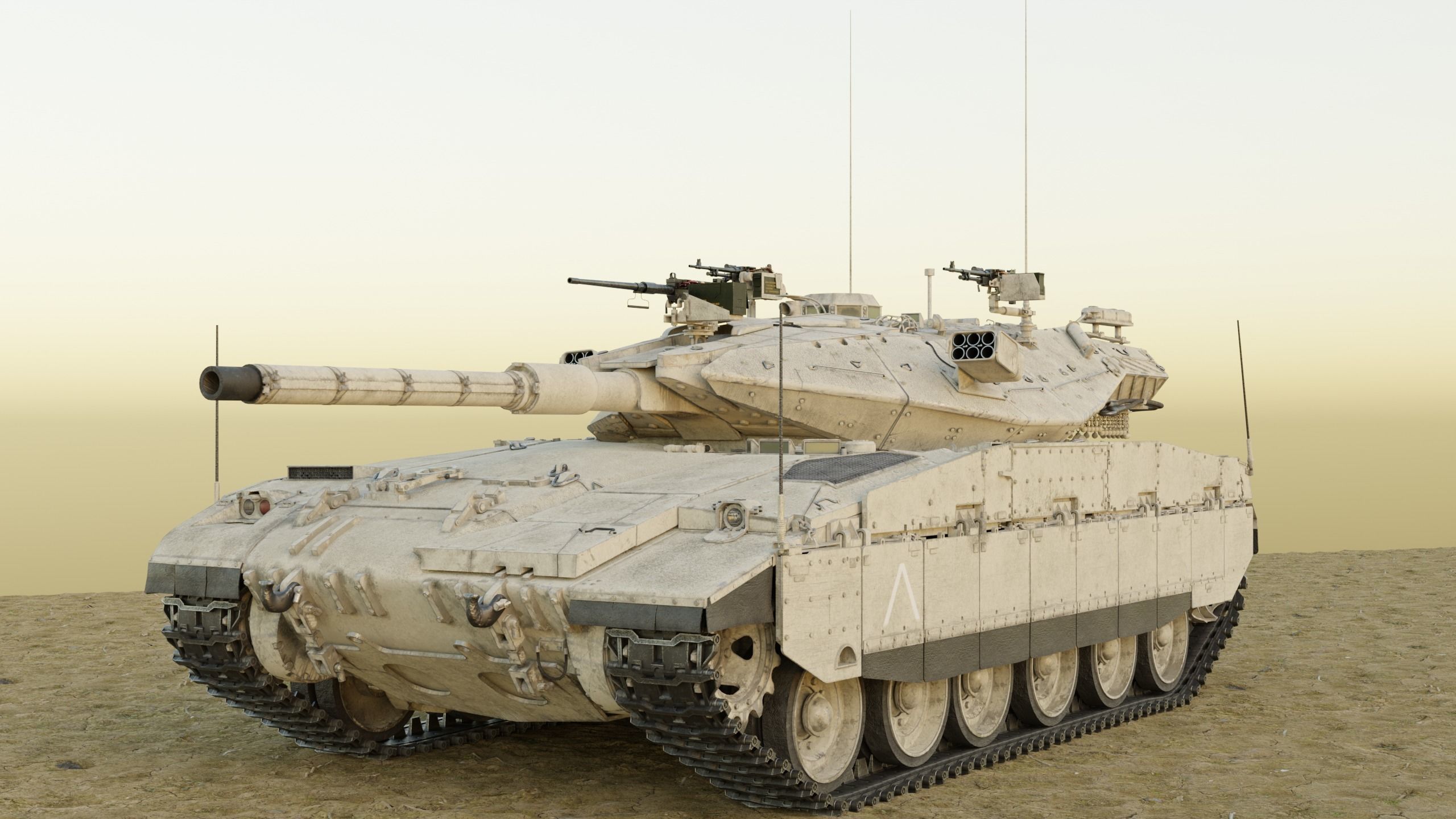 Merkava MK2D 3D model | CGTrader