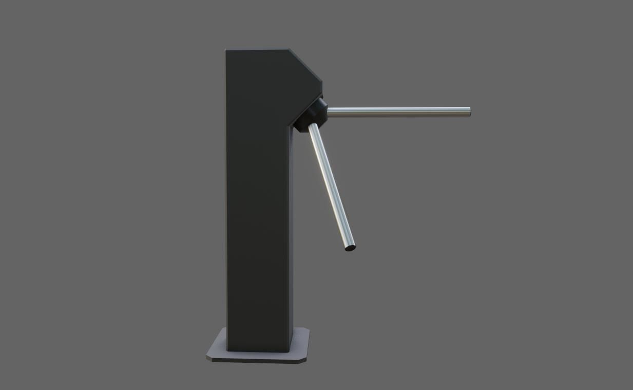 3D model Ticket Gate Access Control - Catraca de Acesso VR / AR / low ...