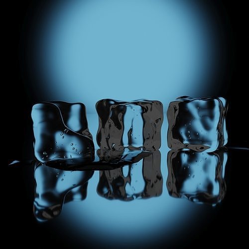 High Quality Ice cubes asset kit 3D model 3D model | CGTrader