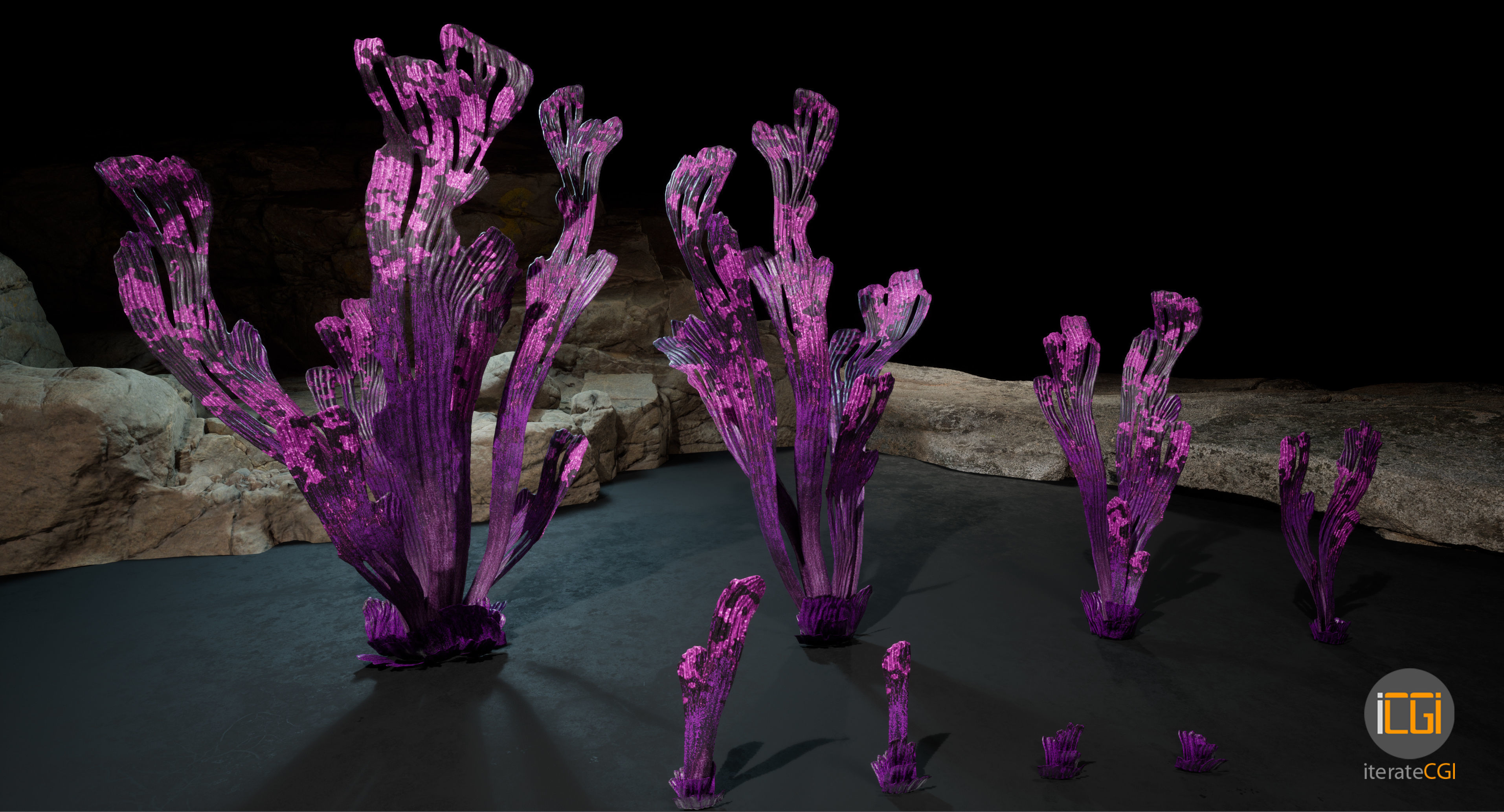3D model Alien Fungus Type 4 VR / AR / low-poly | CGTrader