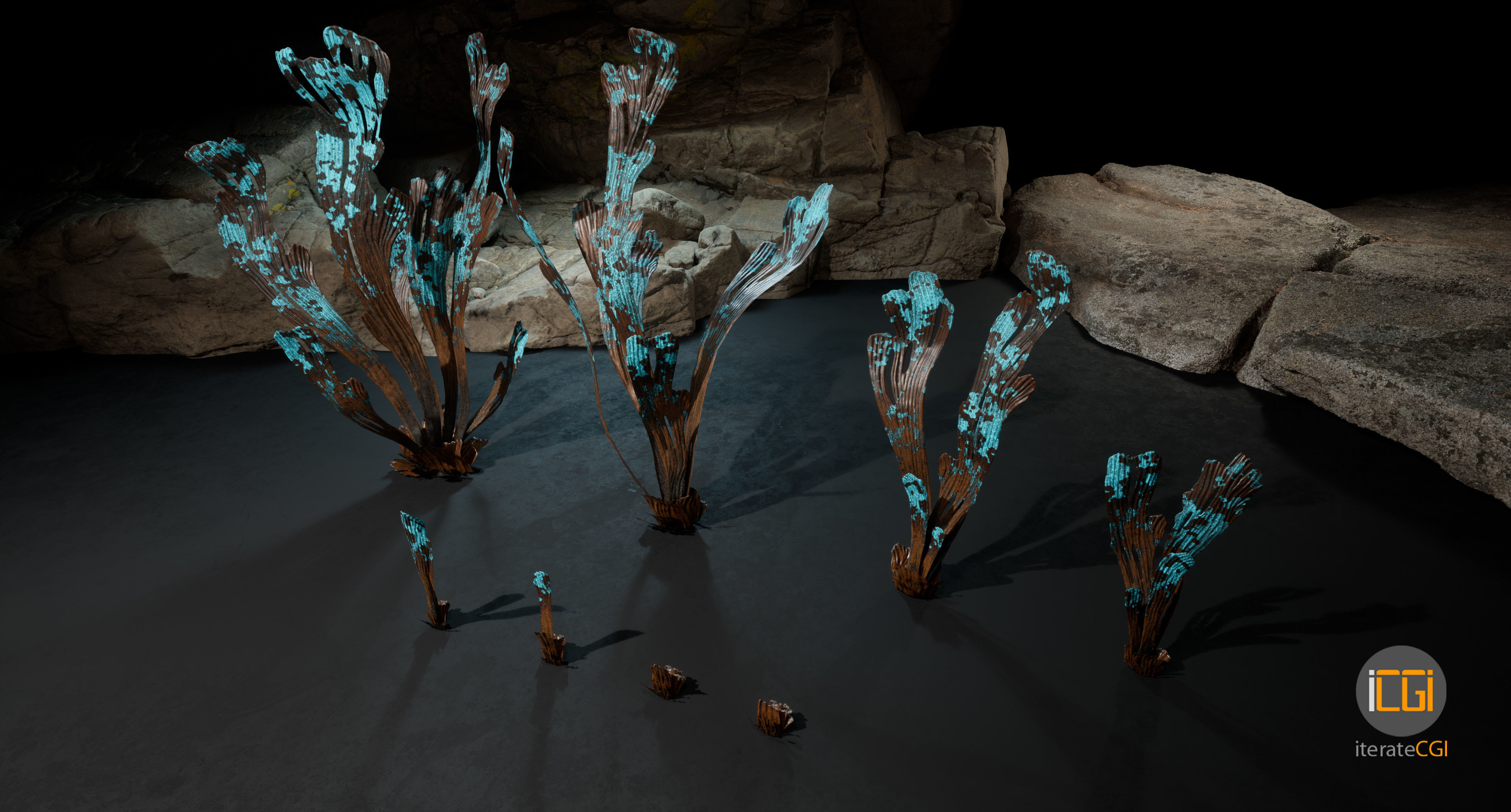 3D model Alien Fungus Type 4 VR / AR / low-poly | CGTrader