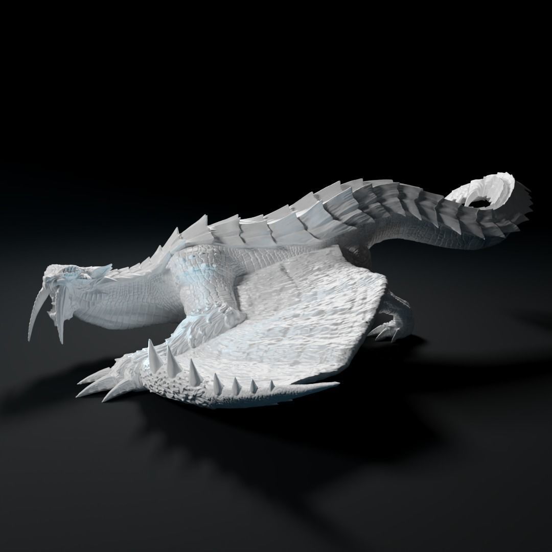 Barioth Monster Hunter 3d print model 3D model 3D printable | CGTrader