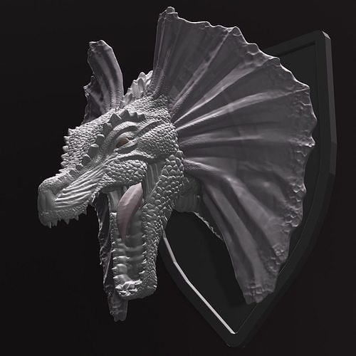 Great Jaggi Wall Mount Bust 3d Print Model 3D model 3D printable | CGTrader