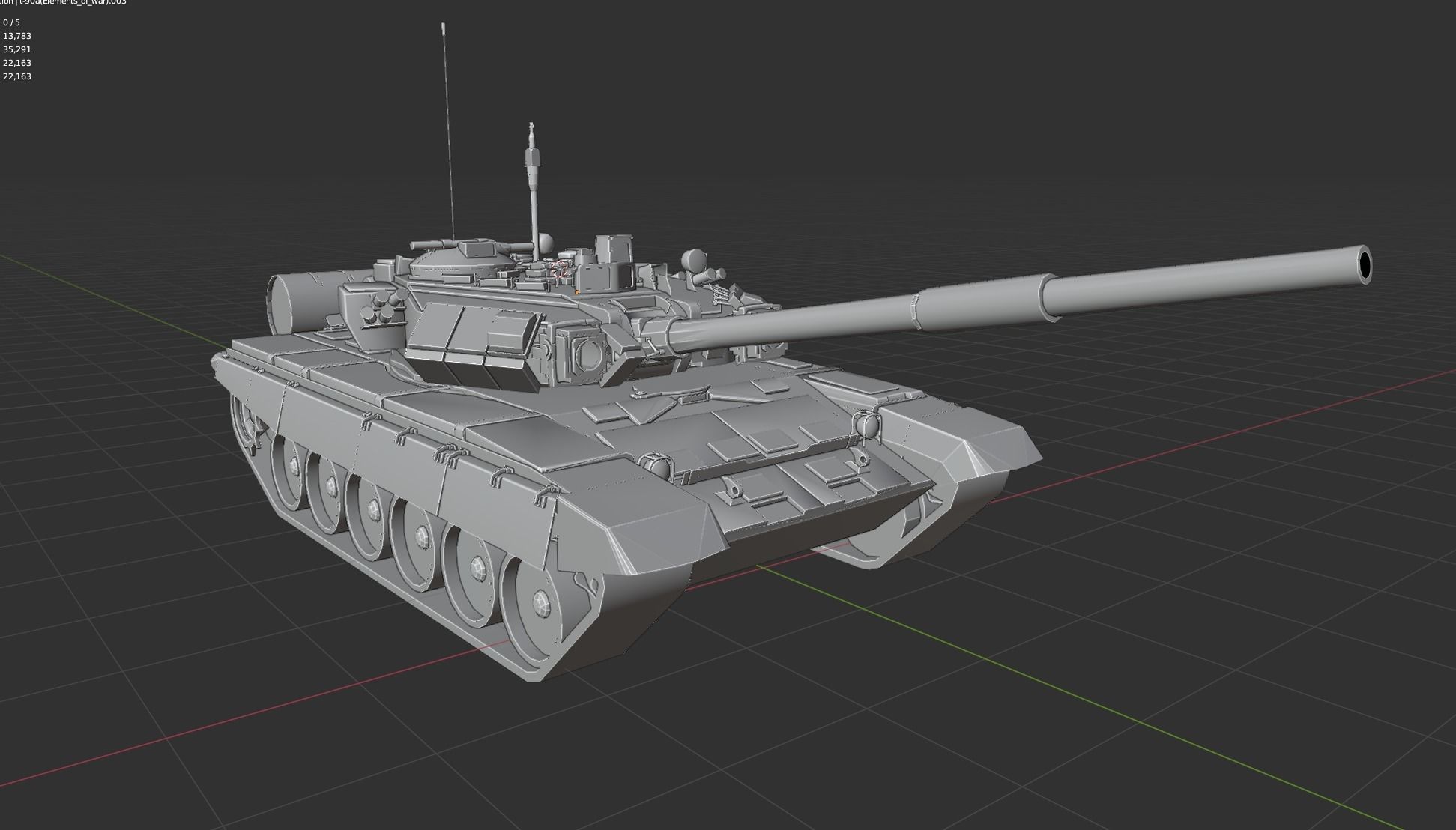 T90 Tank free VR / AR / low-poly 3D model | CGTrader