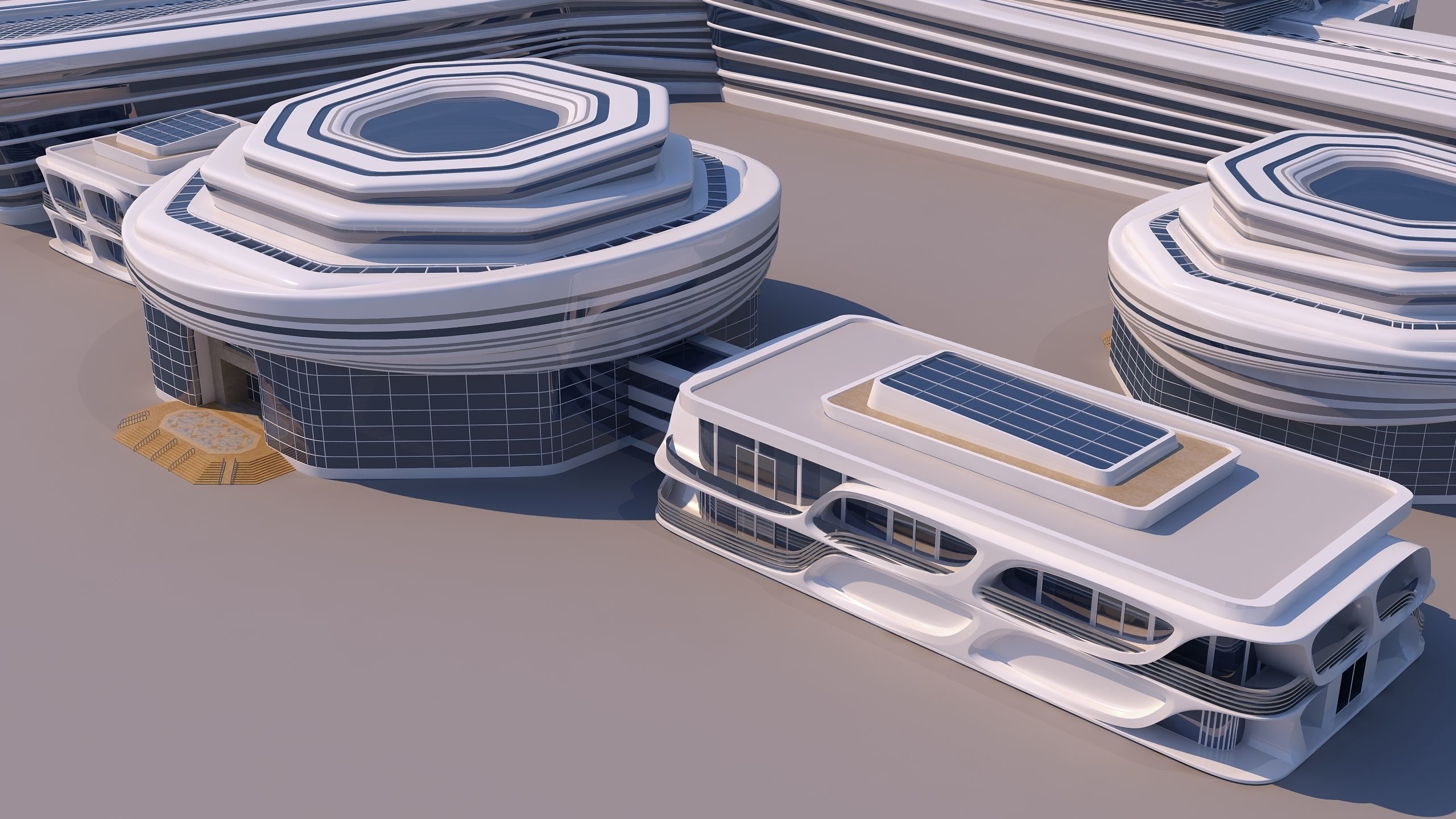 0115 - Modern Building 3D model | CGTrader