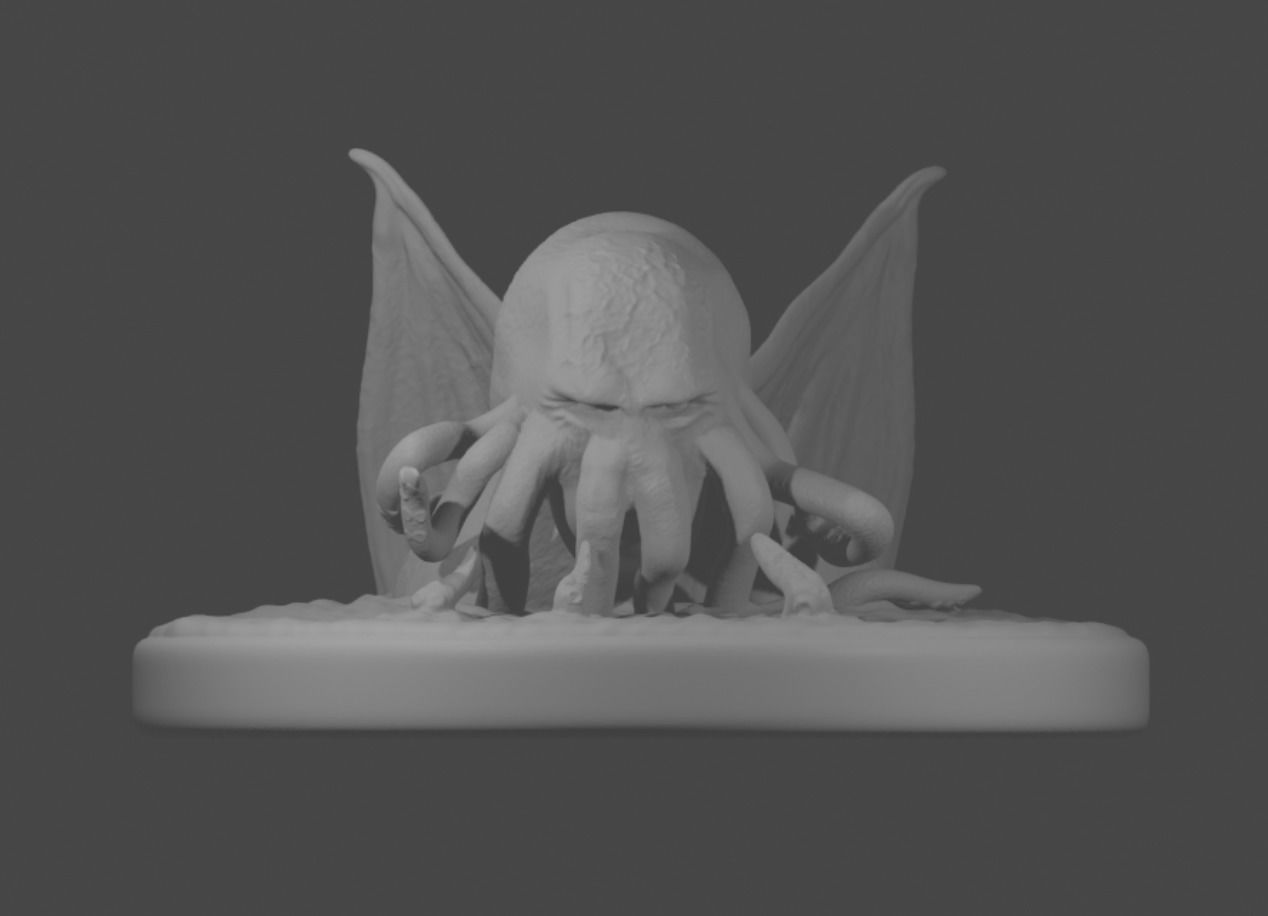 CTHULHU ENCOUNTER 3D model 3D printable | CGTrader