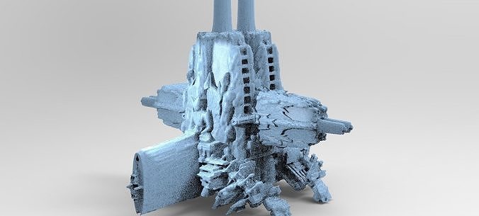 Arch Alien Ancient pillar 2 3D model | CGTrader
