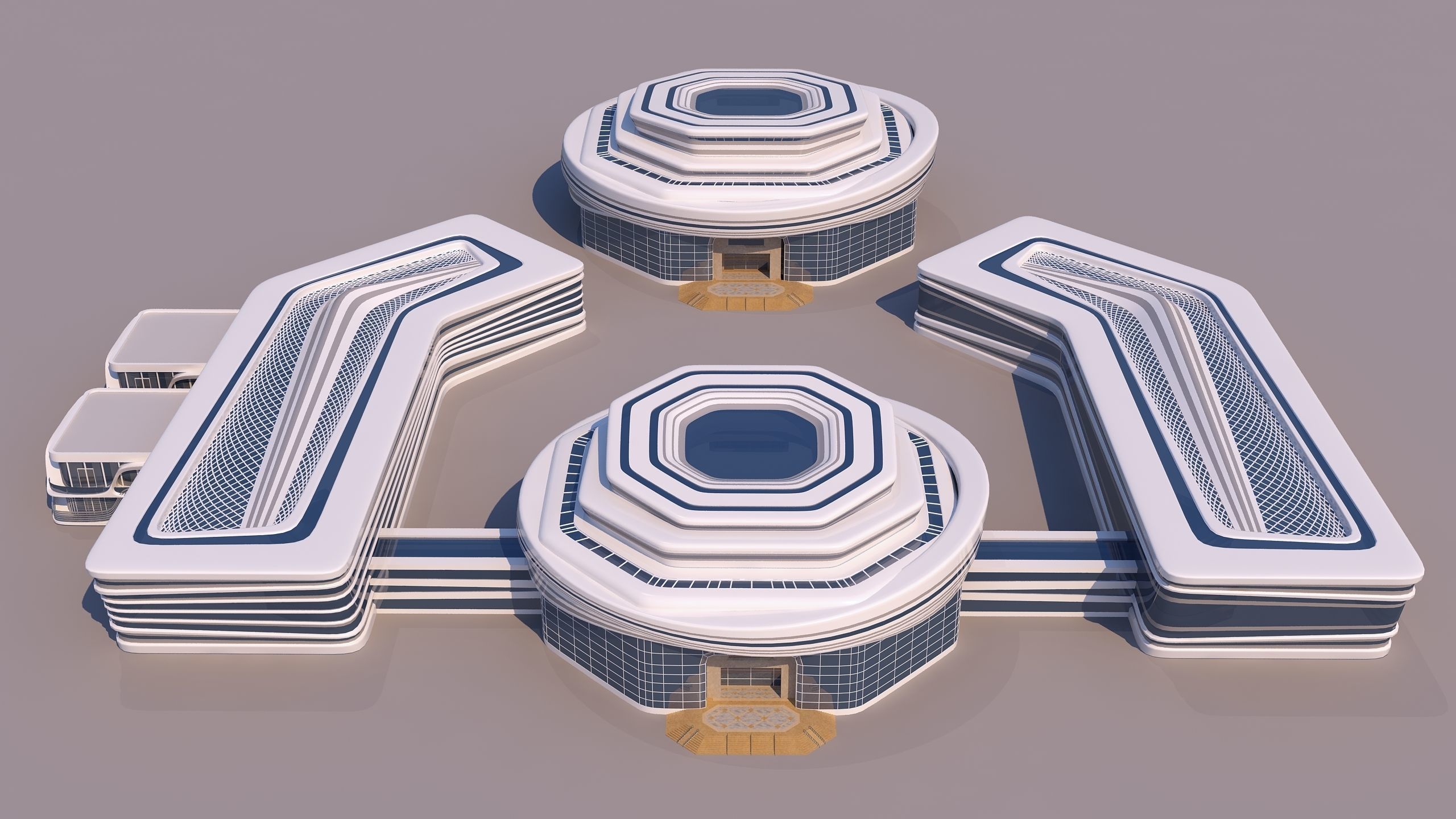 0116 - Modern Building 3D model | CGTrader