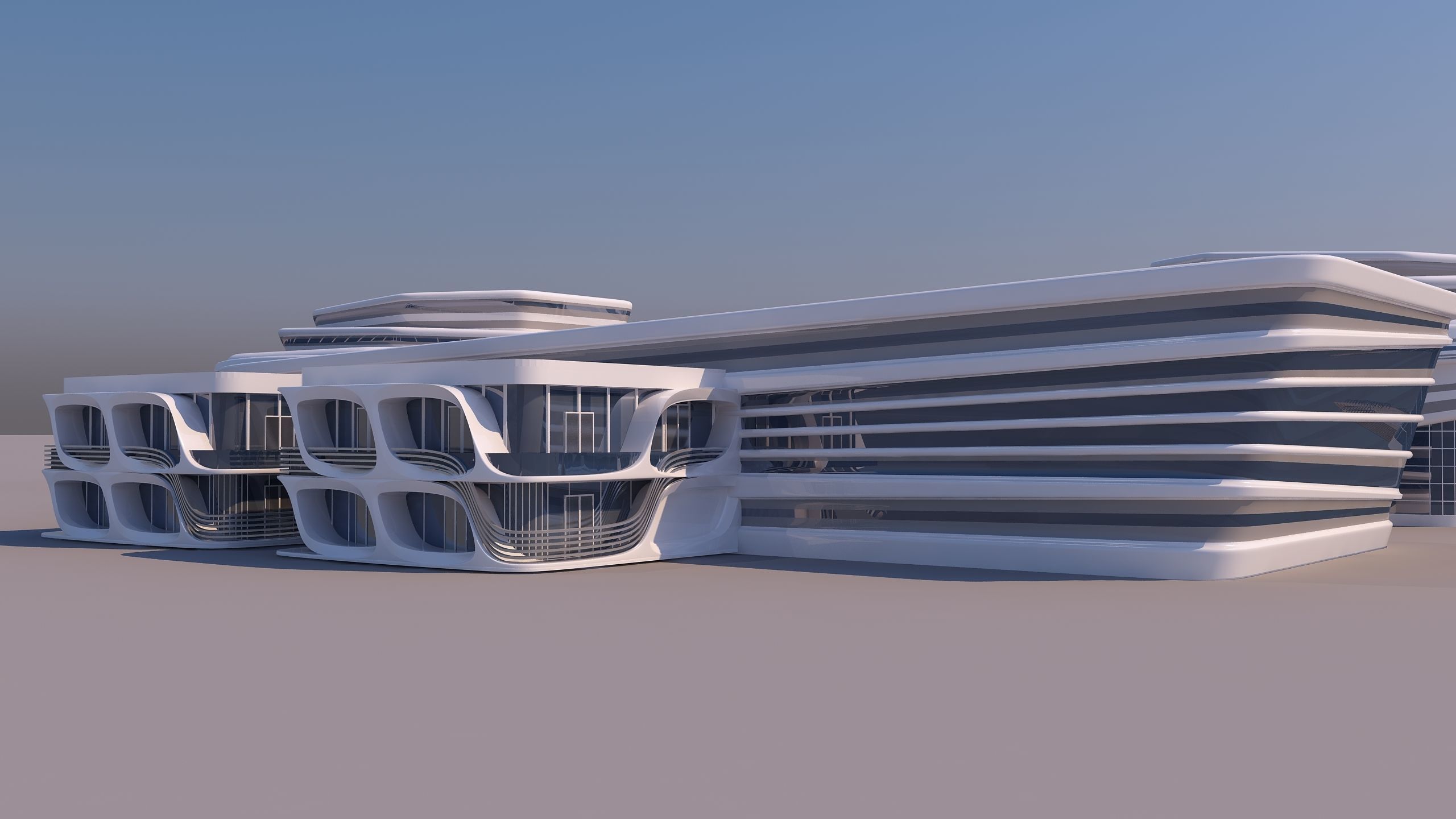 0116 - Modern Building 3D model | CGTrader