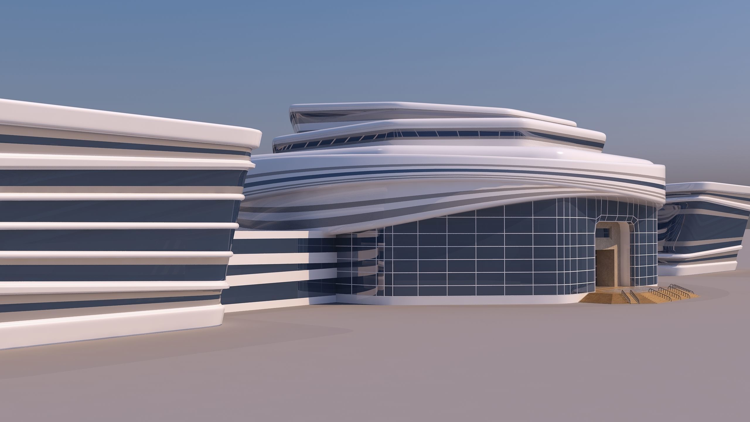 0116 - Modern Building 3D model | CGTrader