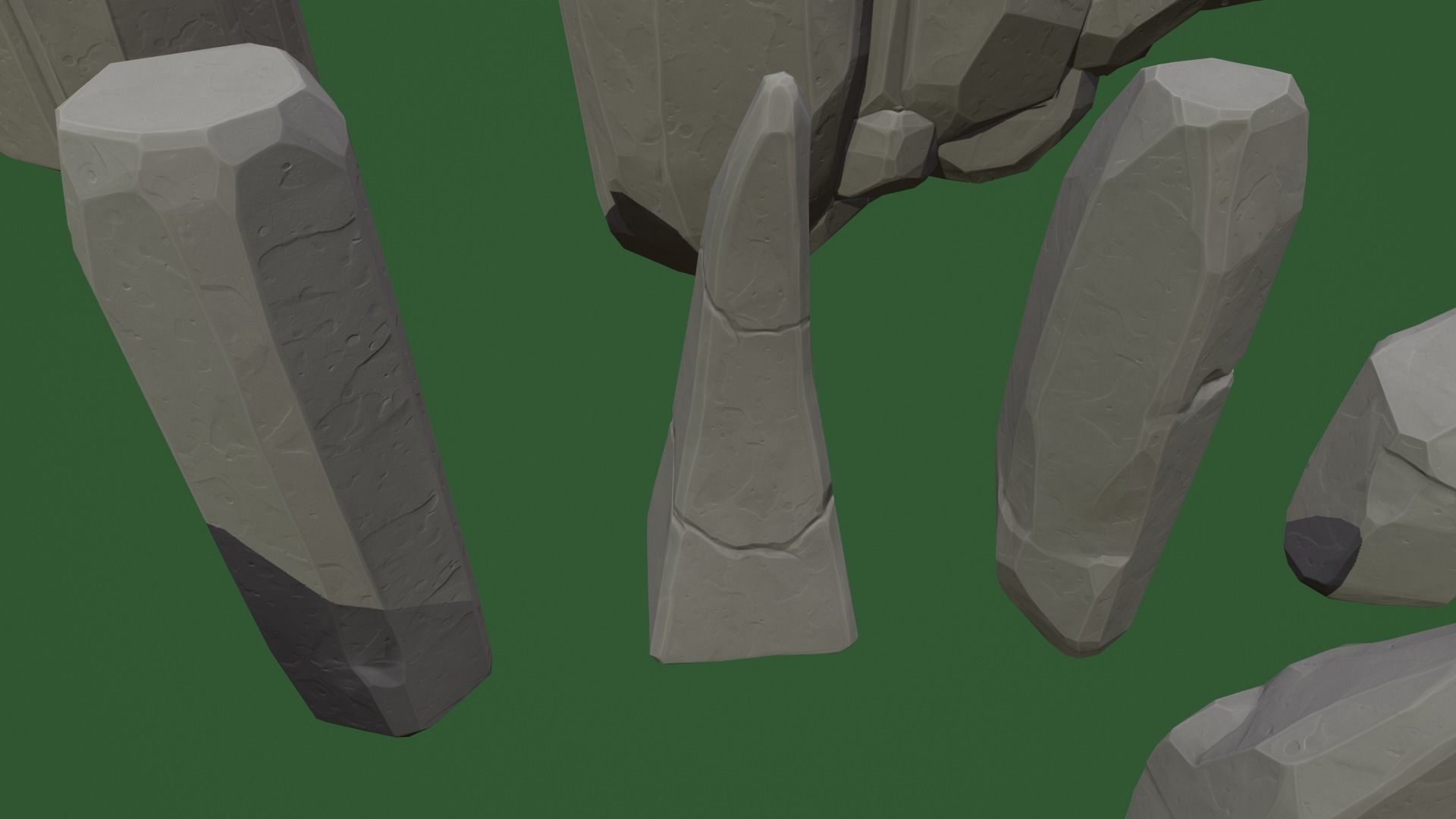 3D model Stylised Rocks VR / AR / low-poly | CGTrader