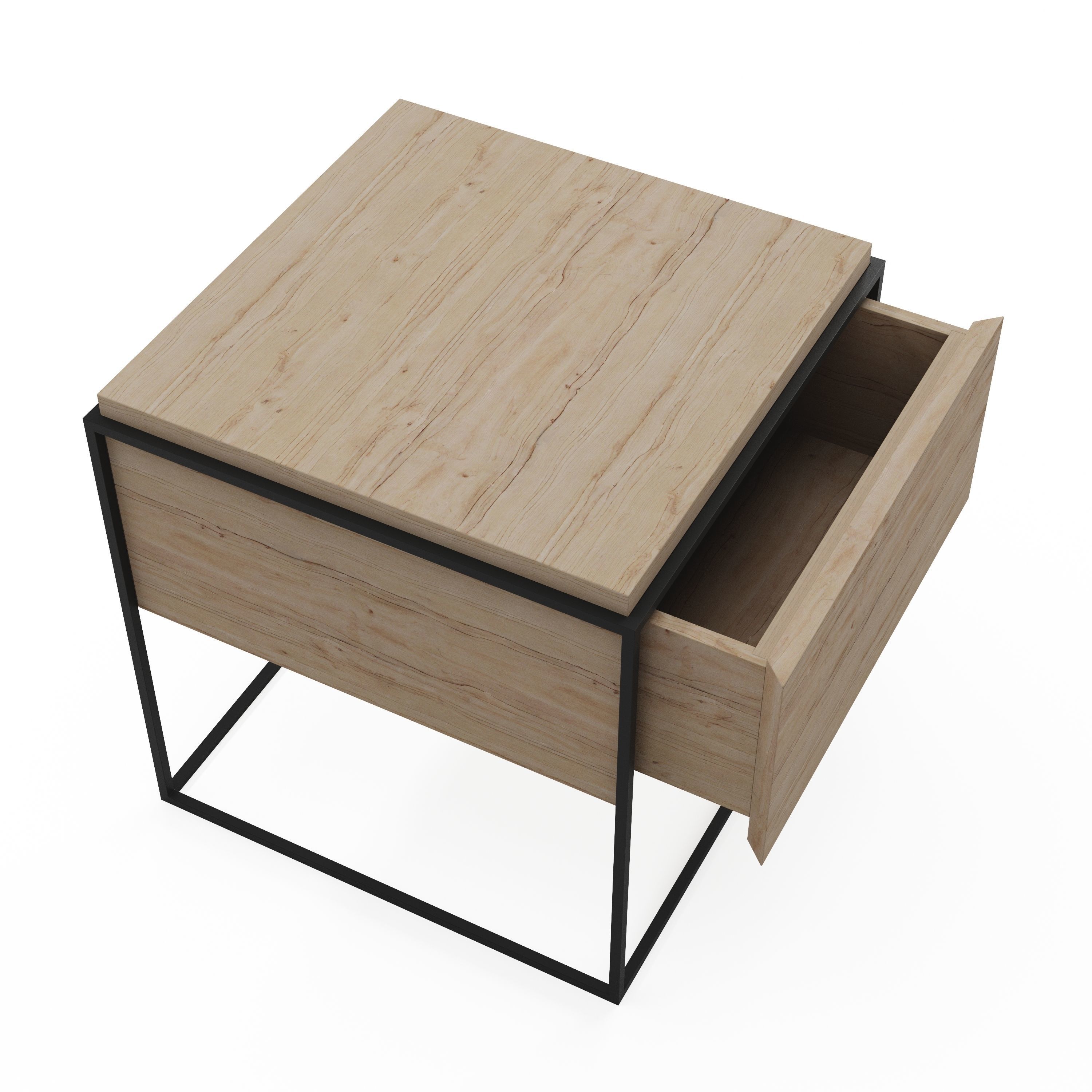Monolit Bedside Table By Ethnicraft 3D model | CGTrader