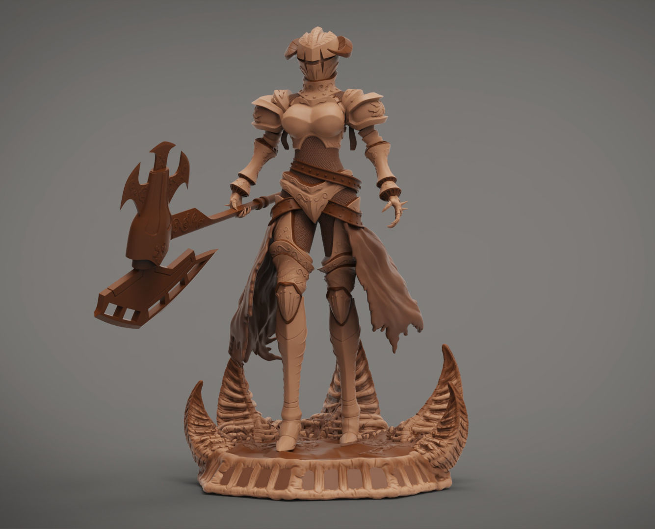 Albedo Overlord - Warrior 3D model 3D printable | CGTrader