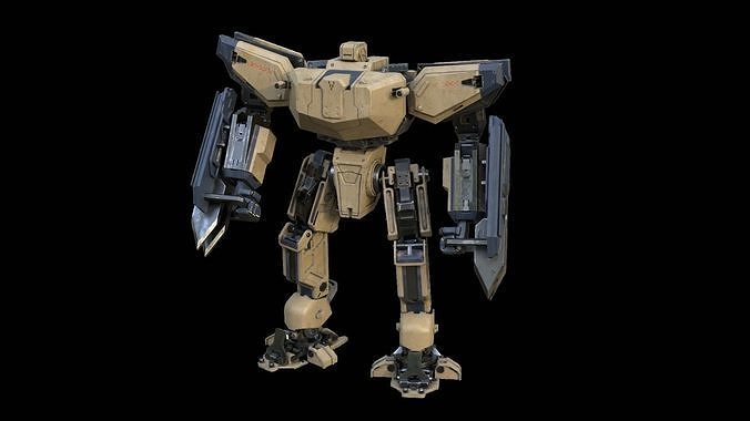 3D model Robotic Mech VR / AR / low-poly | CGTrader