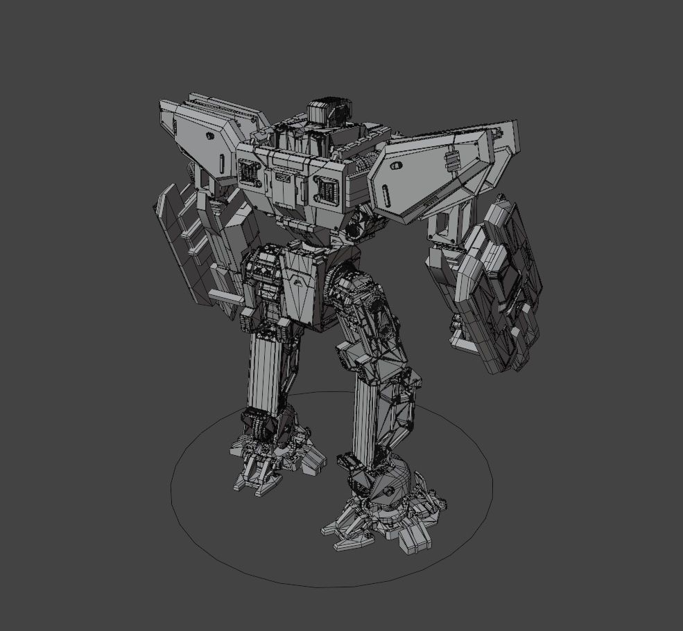 3D model Robotic Mech VR / AR / low-poly | CGTrader