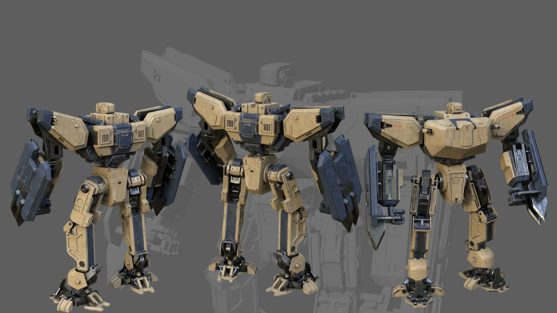 3D model Robotic Mech VR / AR / low-poly | CGTrader