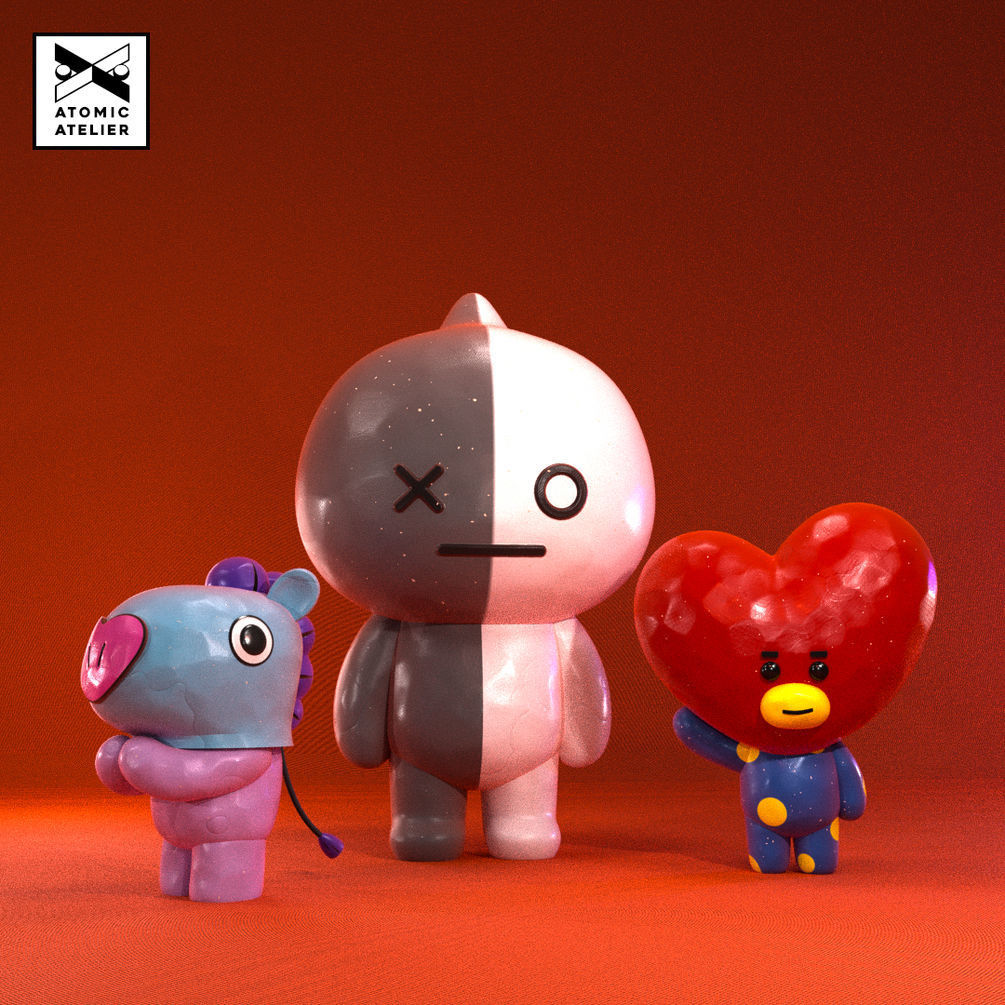 BT21 Fanart for 3D Printing 3D model 3D printable | CGTrader