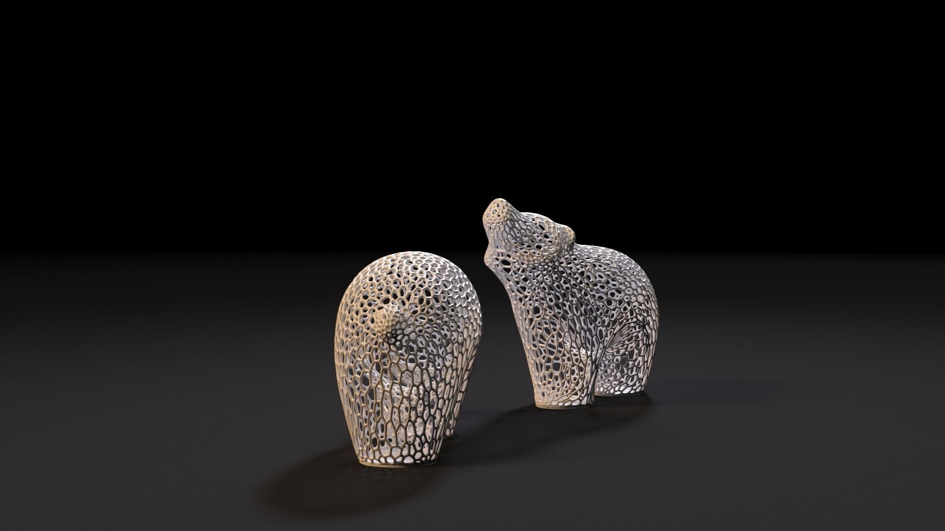 Bear sculpture 3D model 3D printable | CGTrader