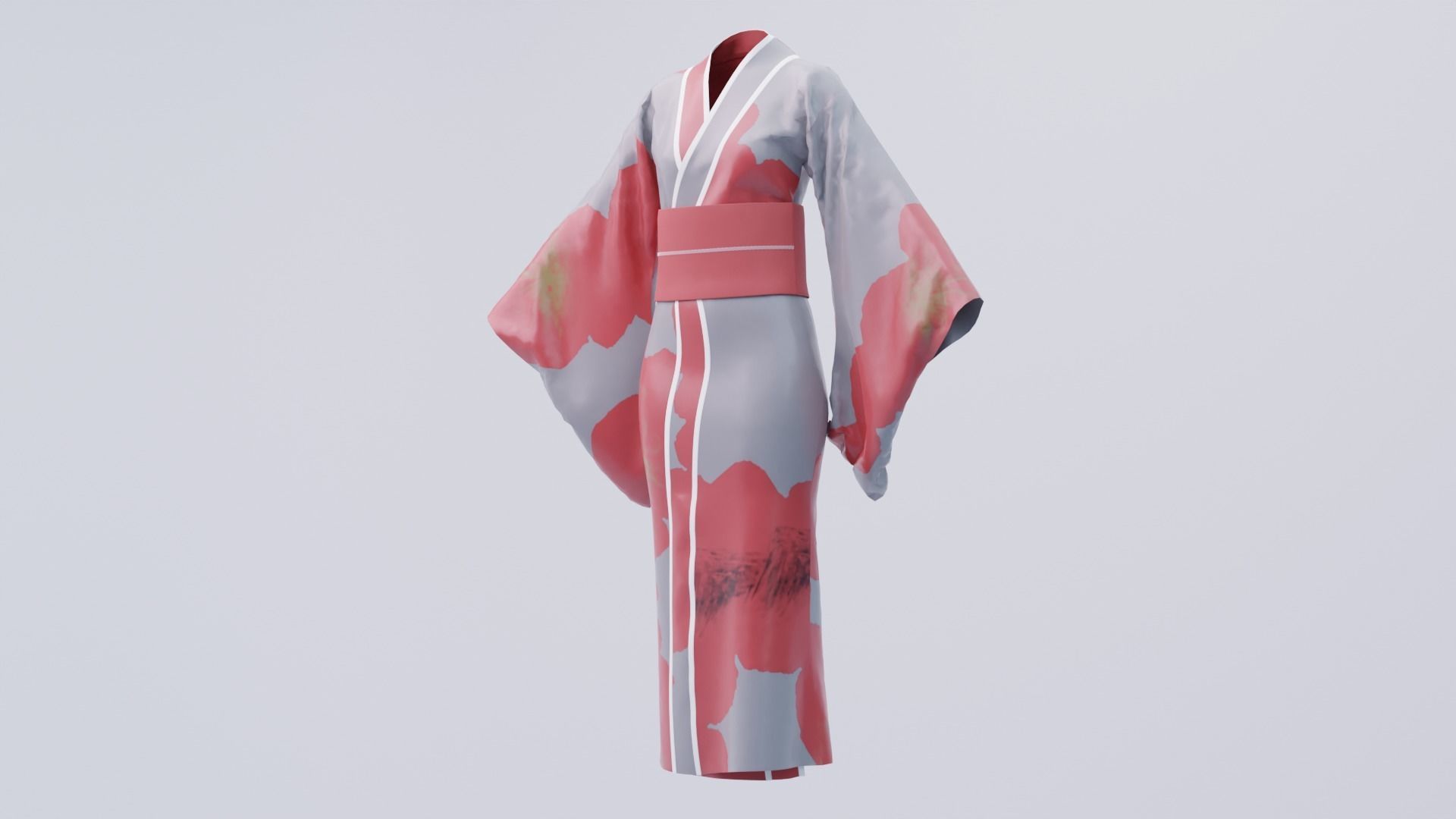 Kimono 3d model japanese 3D model | CGTrader