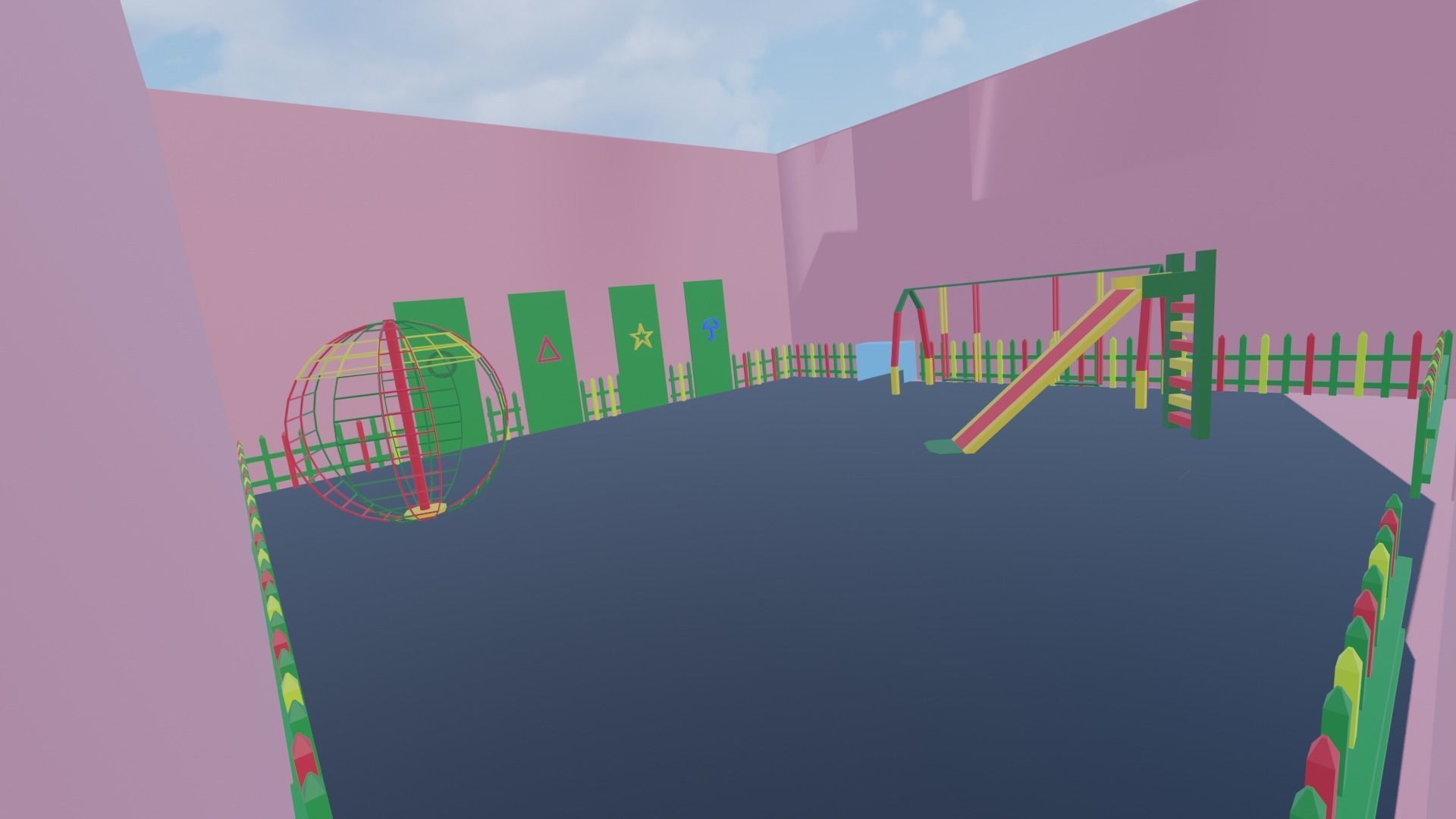 SQUID GAME full map gmaes 3D model rigged | CGTrader