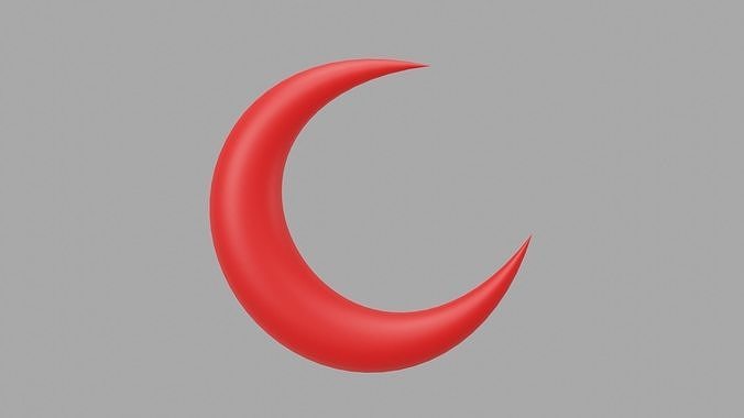 3D model Red Moon VR / AR / low-poly | CGTrader