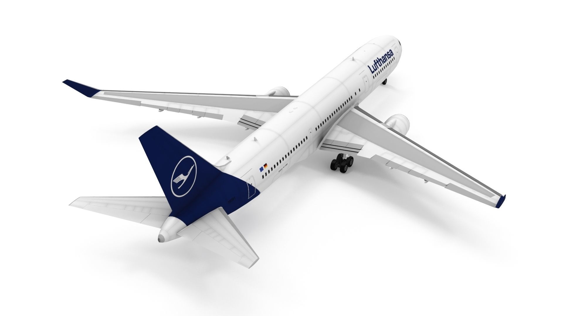 3D model Boeing 767-300ER Airlines Set VR / AR / low-poly | CGTrader