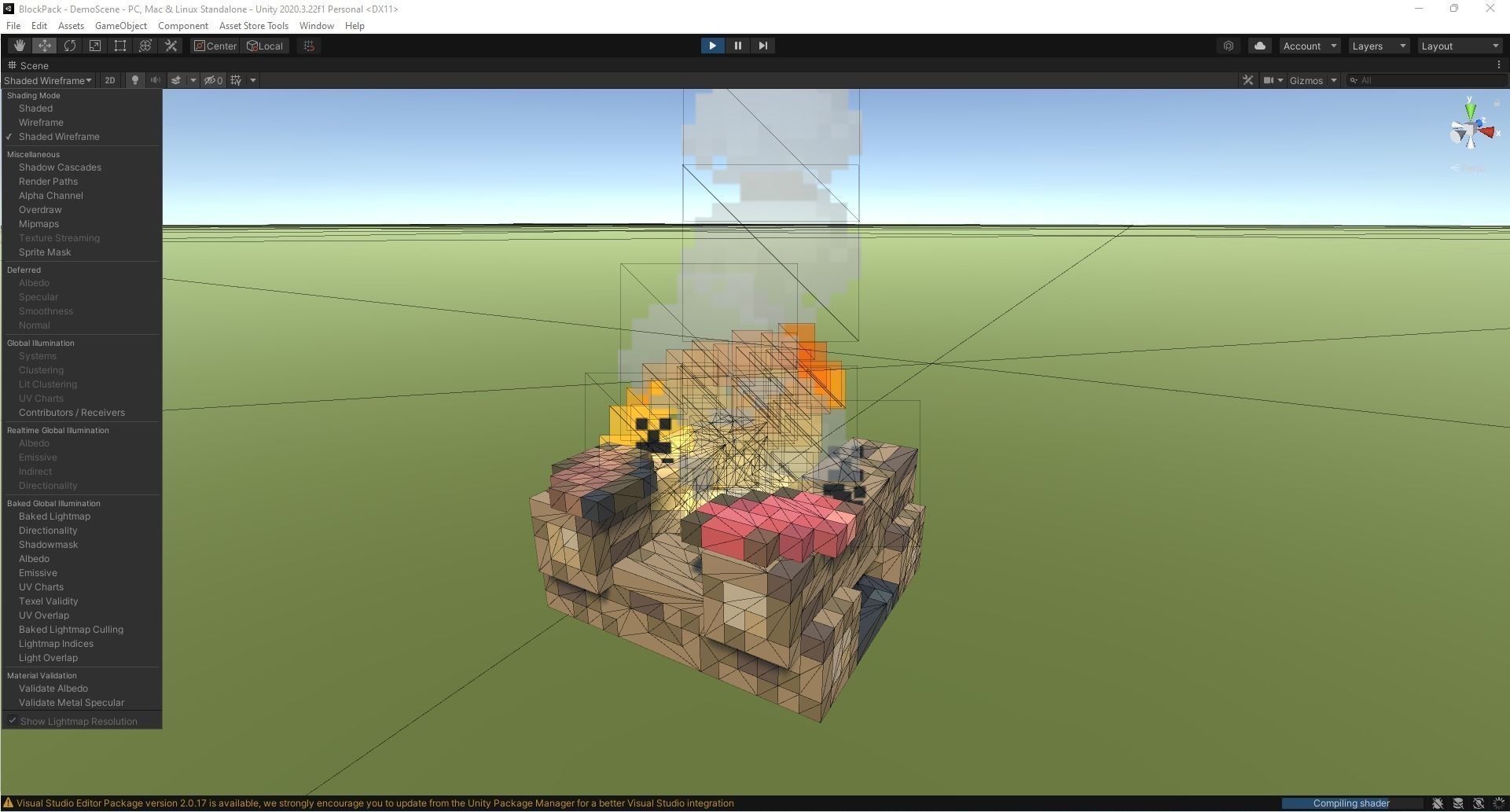 3D model Block Pack Campfire - block styled voxel campfire VR / AR / low-poly | CGTrader