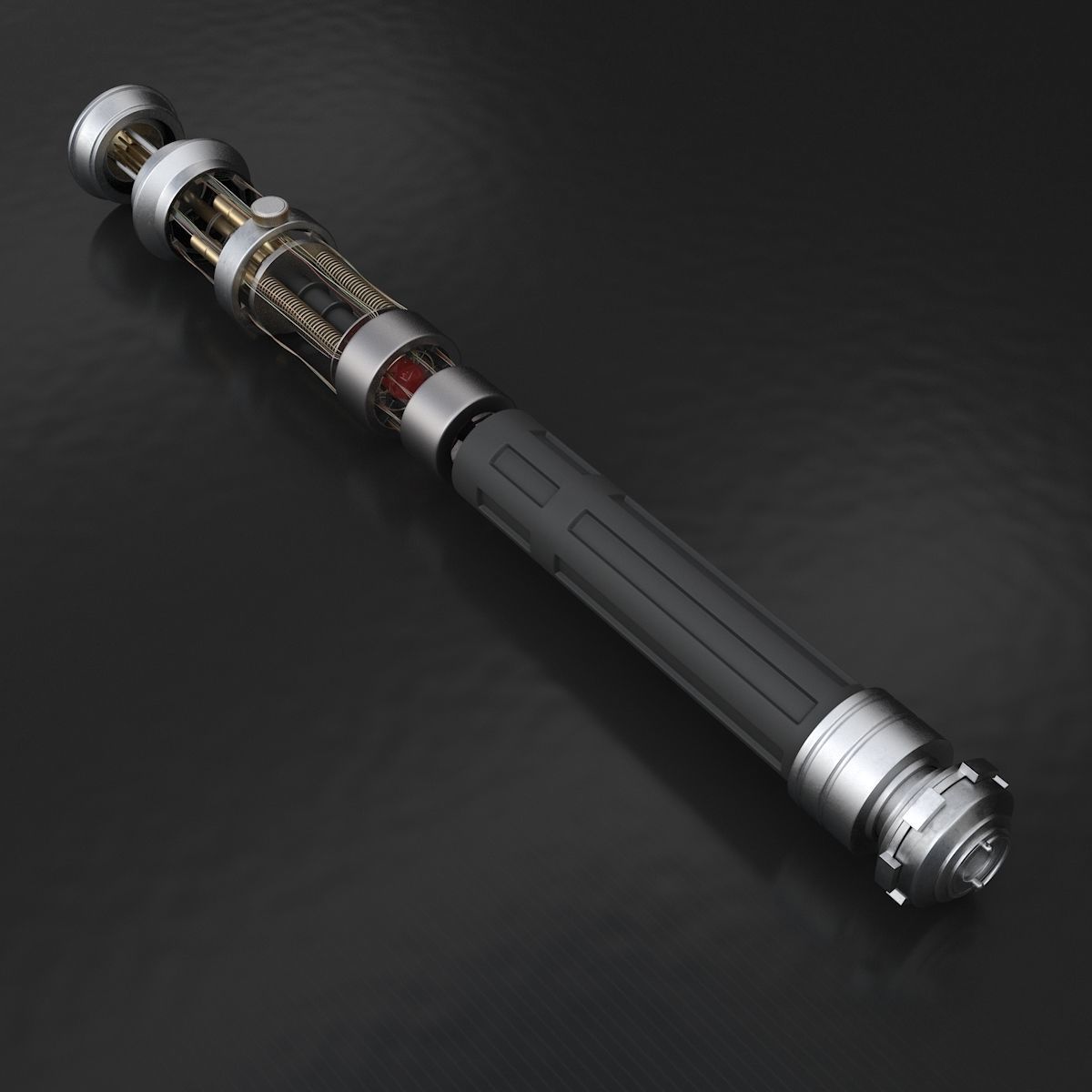 Darth Revan Lightsaber Red 3D model | CGTrader