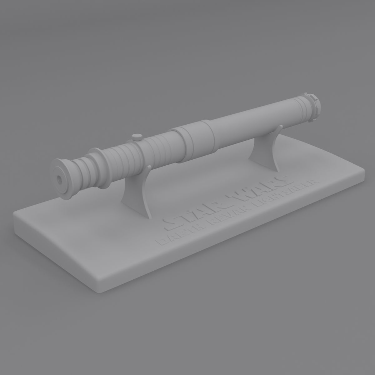 Darth Revan Lightsaber Red 3D model | CGTrader