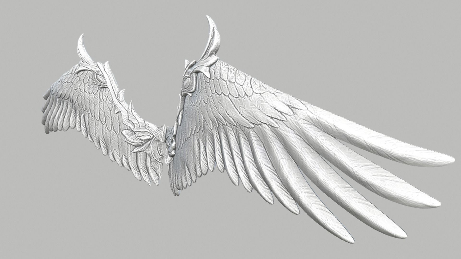 Angel Wing 3D model 3D printable | CGTrader