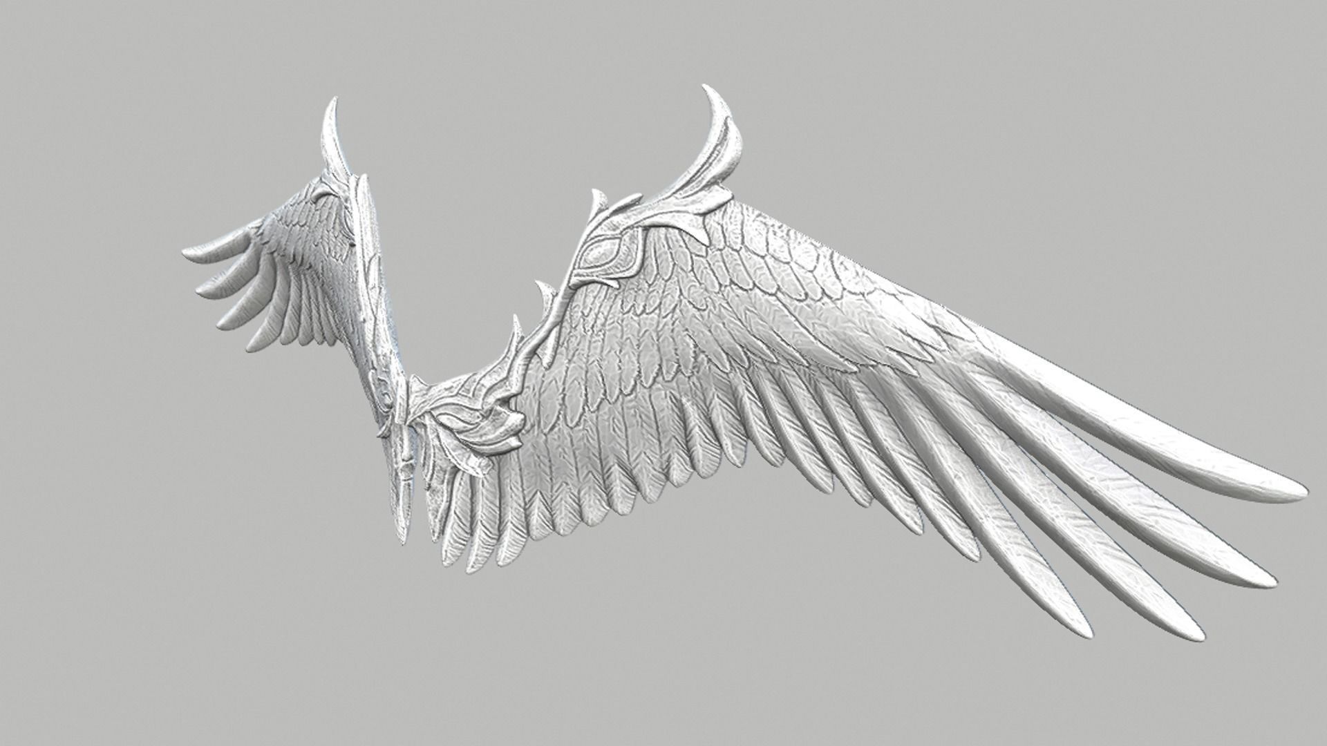 Angel Wing 3D model 3D printable | CGTrader