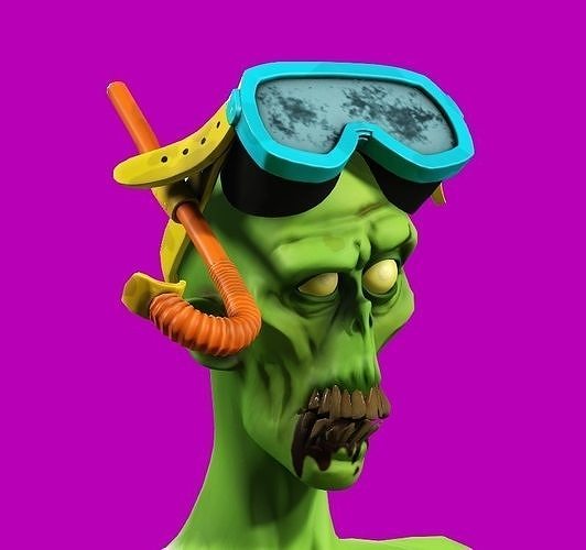 3D model stylized zombie mike V2 VR / AR / low-poly | CGTrader