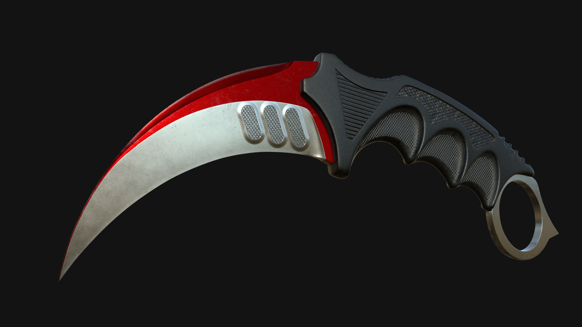 Karambit Knifes Set 3D model | CGTrader