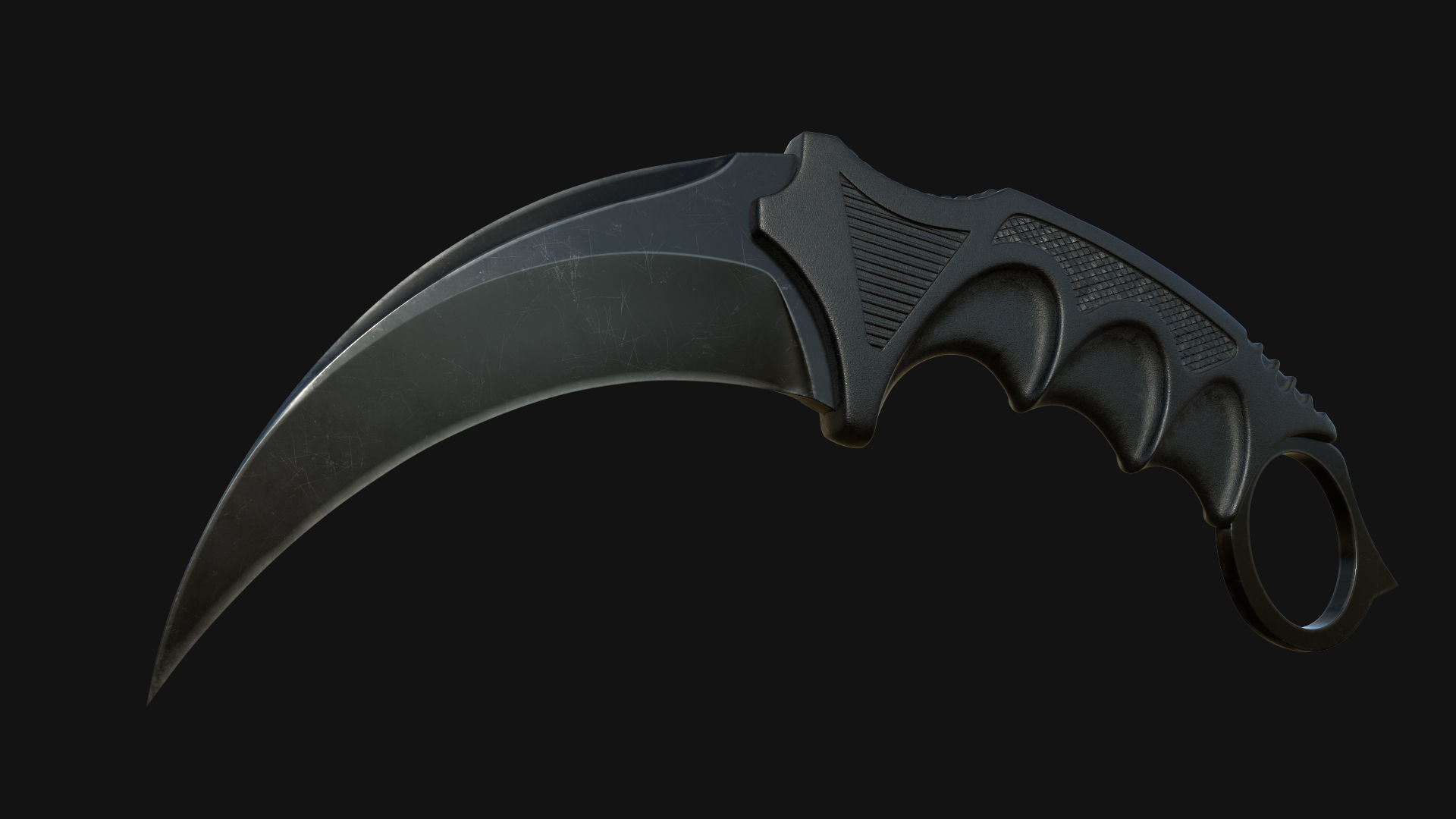 Karambit Knifes Set 3D model | CGTrader