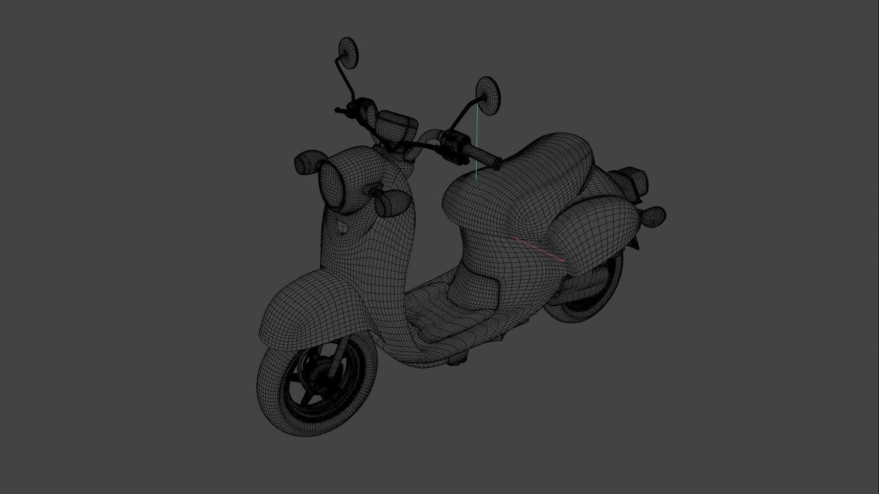 Scooter Modeling 3D model | CGTrader