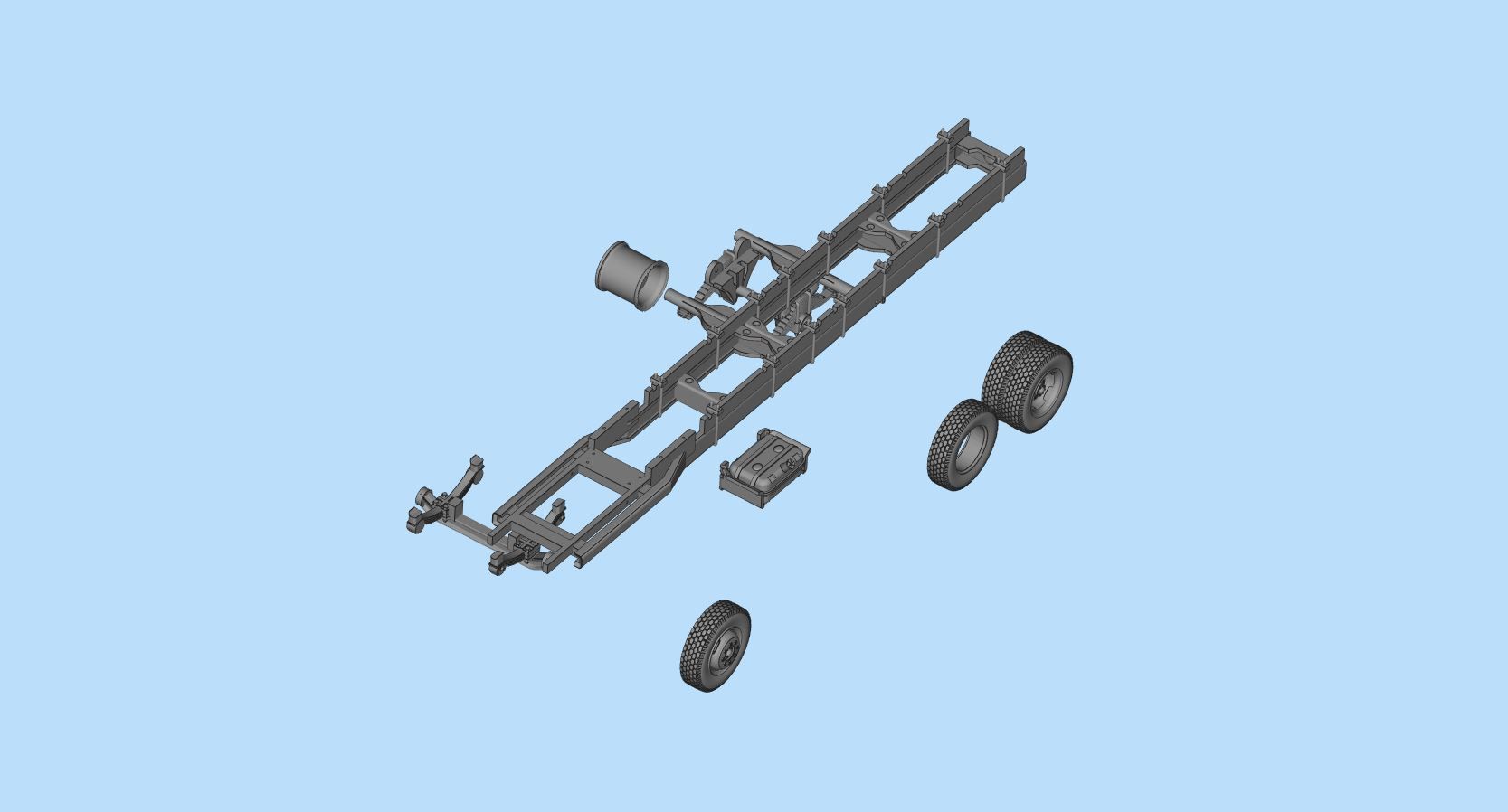 ZIL 133GYA truck model stl printable rc truck kits 3D model 3D ...