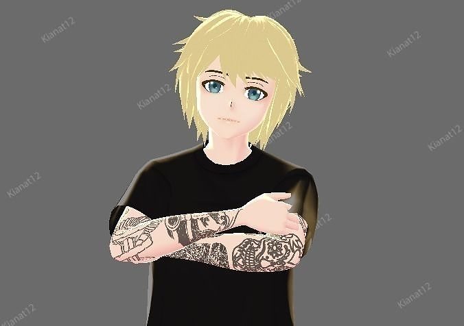 3D model 3d male vrchat avatar VR / AR / low-poly | CGTrader