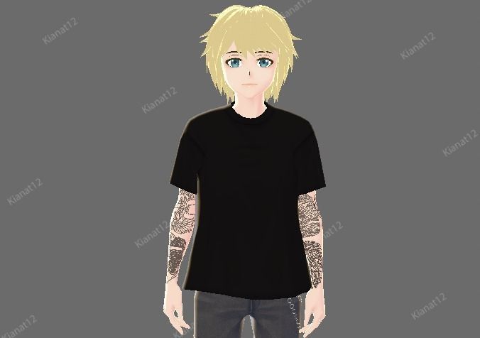 3D model 3d male vrchat avatar VR / AR / low-poly | CGTrader