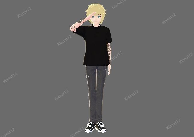 3D model 3d male vrchat avatar VR / AR / low-poly | CGTrader