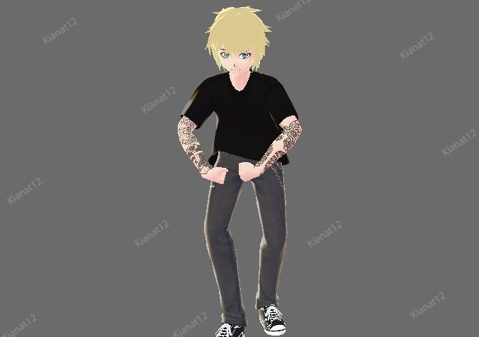 3D model 3d male vrchat avatar VR / AR / low-poly | CGTrader